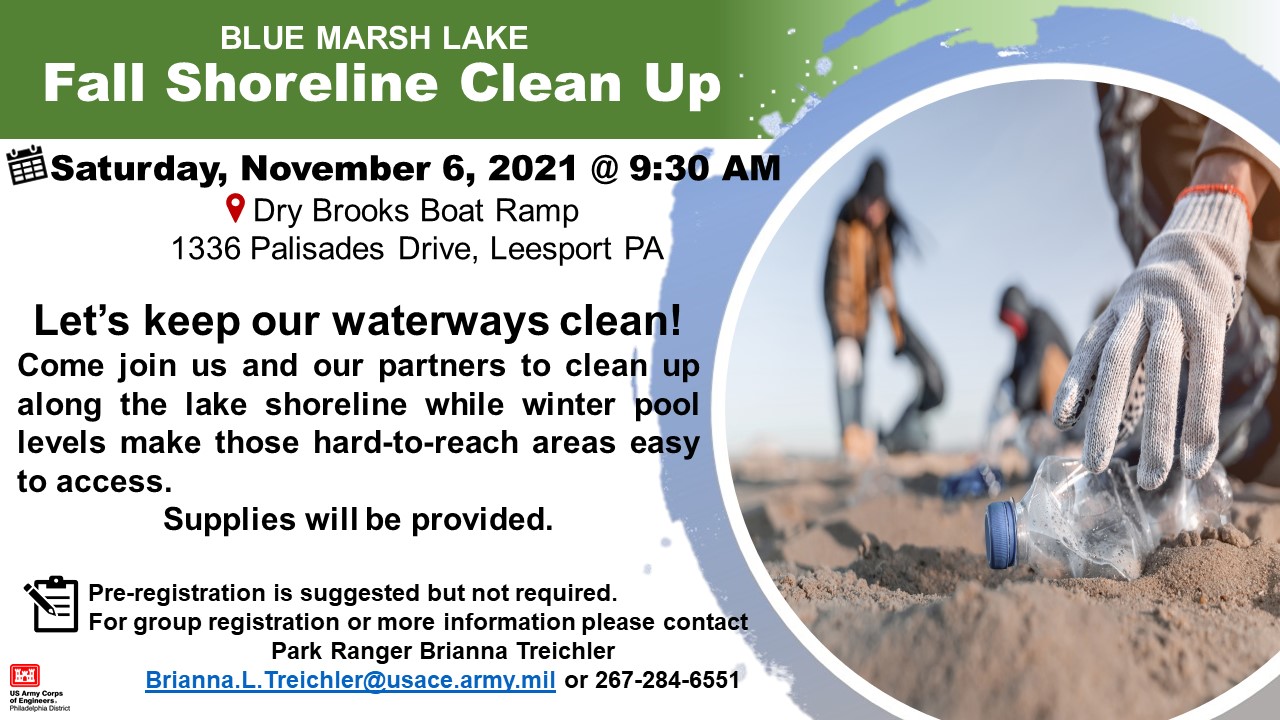 Fall Shoreline Clean Up > Philadelphia District Civil Works – Blue ...